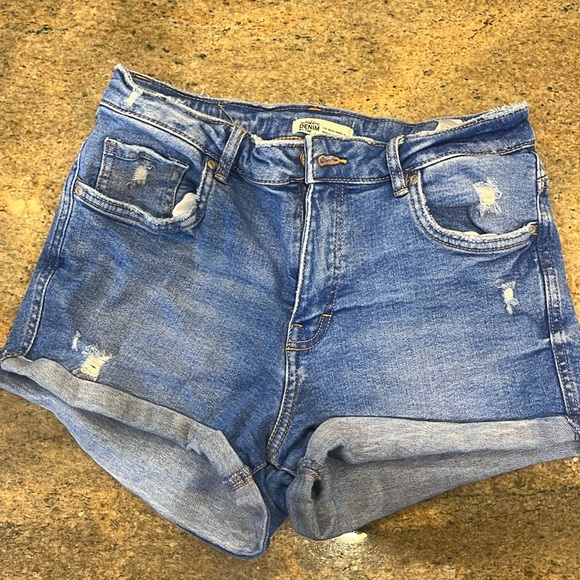 Zara | Shorts | Zara Authentic Denim By Trf Jean Shorts Size 6 Used ...